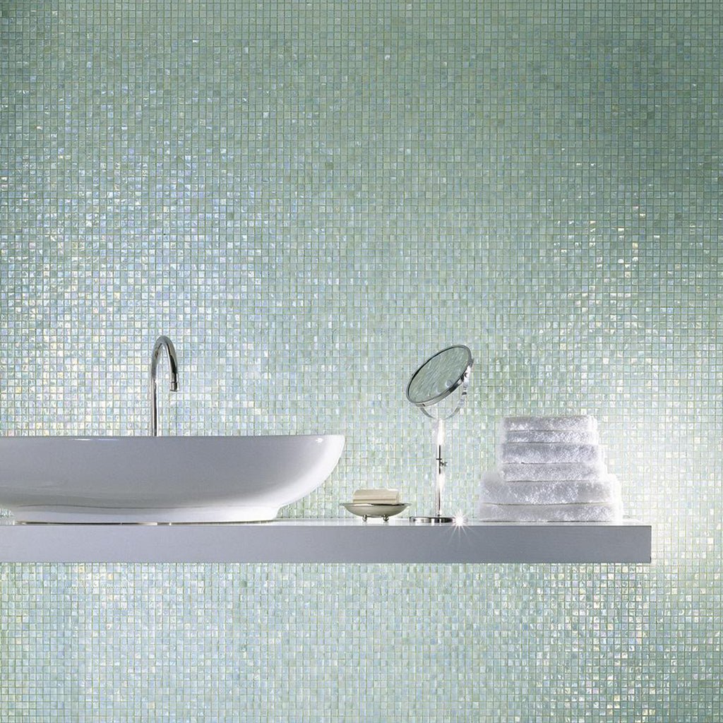 Fern 1, 5/8" x 5/8" Glass Tile | Pool and Spa Tile by SICIS – AquaBlu ...