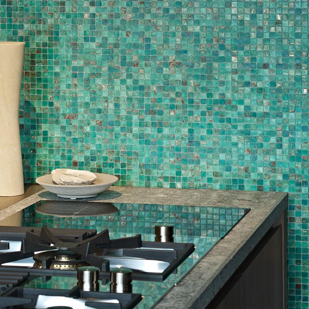 Maldive, 5/8" x 5/8" Glass Tile | Mosaic Pool Tile by SICIS – AquaBlu Mosaics