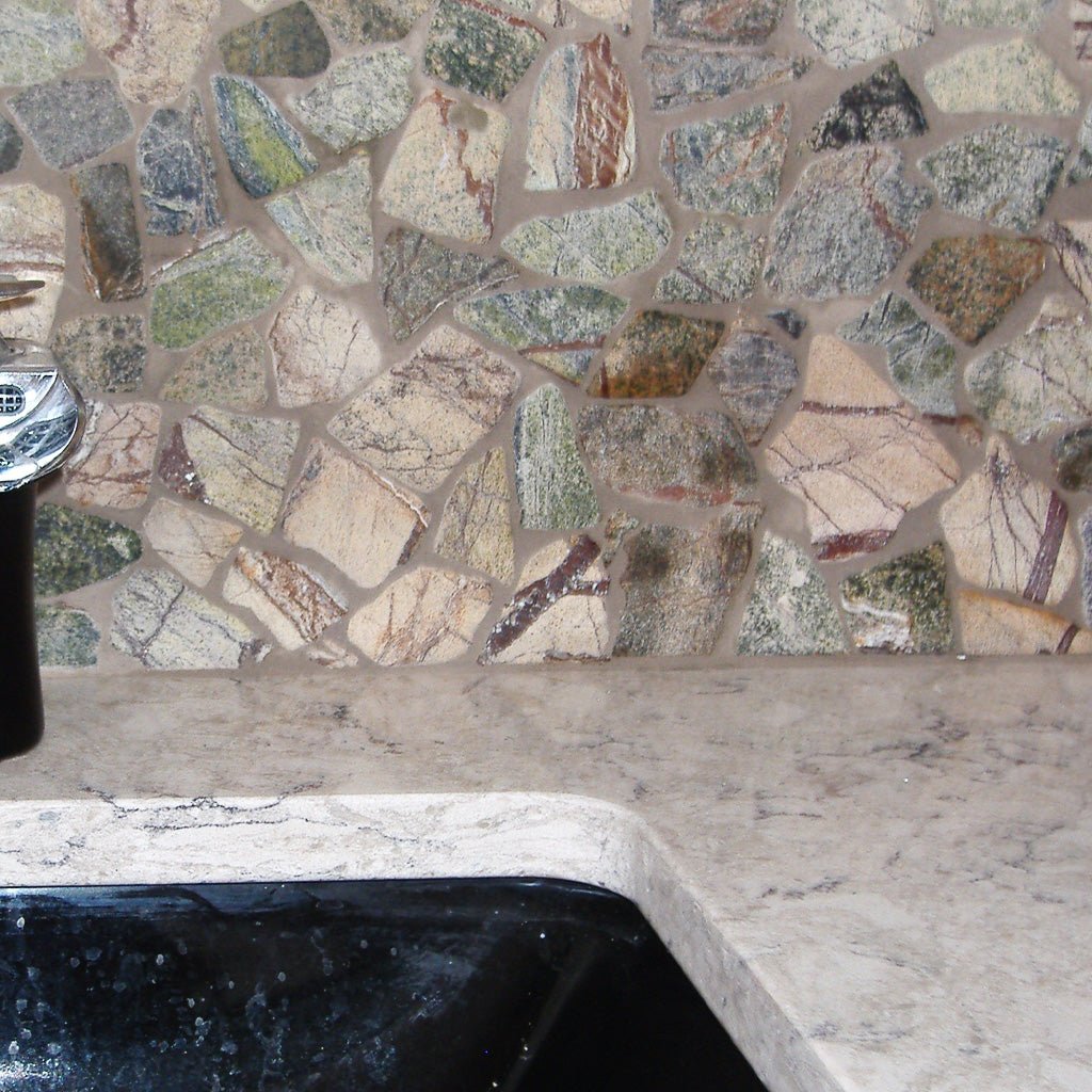 Forest Mix - Pebble Tile | Flat Stone Series | Natural Stone Mosaics ...