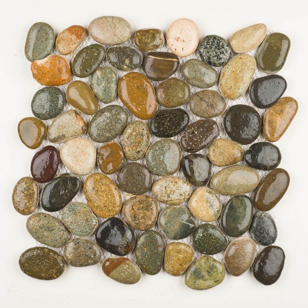 Canyon Blend - Pebble Tile | Pebbles Series | Natural Stone Mosaics