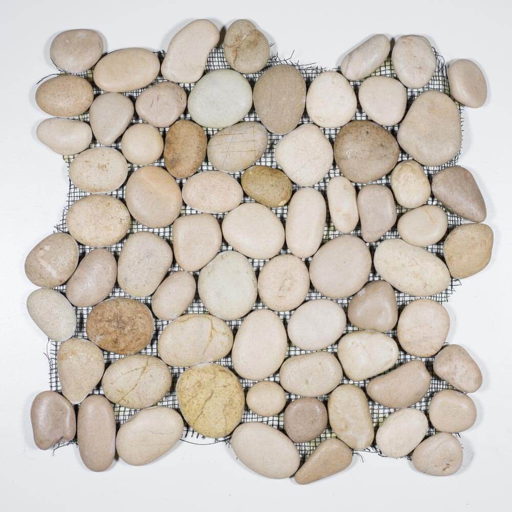 Maluku Tan - Pebble Tile | Pebbles Series | Natural Stone Mosaics