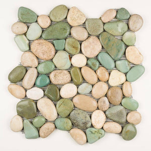 Pebble Tiles | Pebble Stone Mosaic Tiles – AquaBlu Mosaics