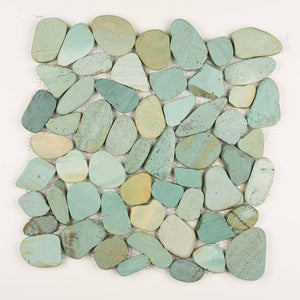 Round Pebble Tile | Round Stone Mosaic Tile for Pools and Spas ...