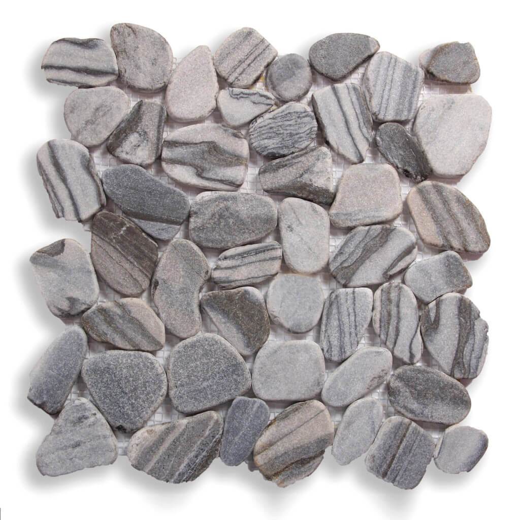 Cat's Eye - Pebble Tile | Shaved Pebbles Series | Natural Stone Mosaics ...