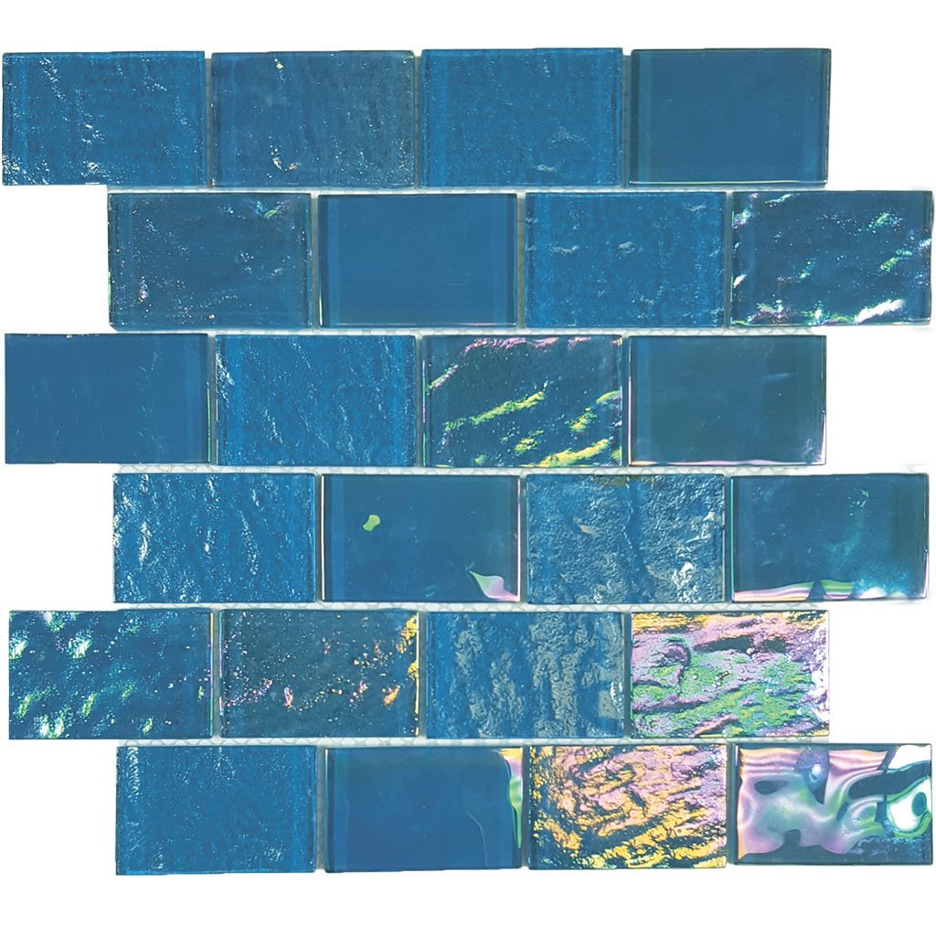 Bimini Blue, 2" x 3" | TASNAUTBIMIN23 | Aquatica Glass Pool Tile ...