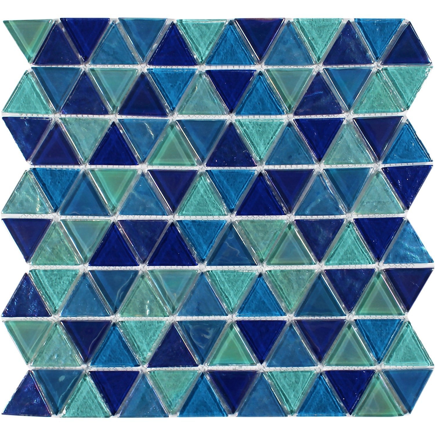 Blendstone, Triangle Mosaic Tile | TASTRIABLENDST | Glass Tile ...