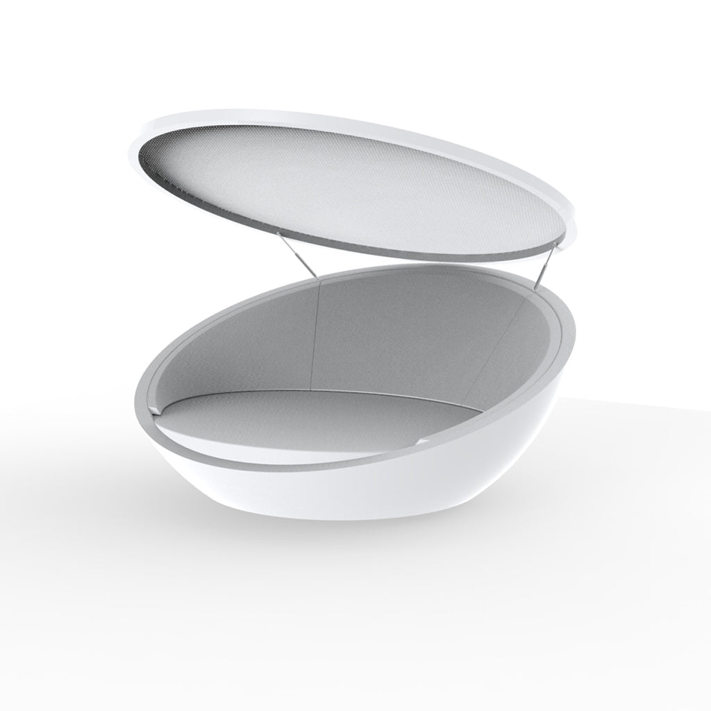 Ulm Daybed with Canopy | Modern Outdoor Patio Bed by Vondom – AquaBlu ...