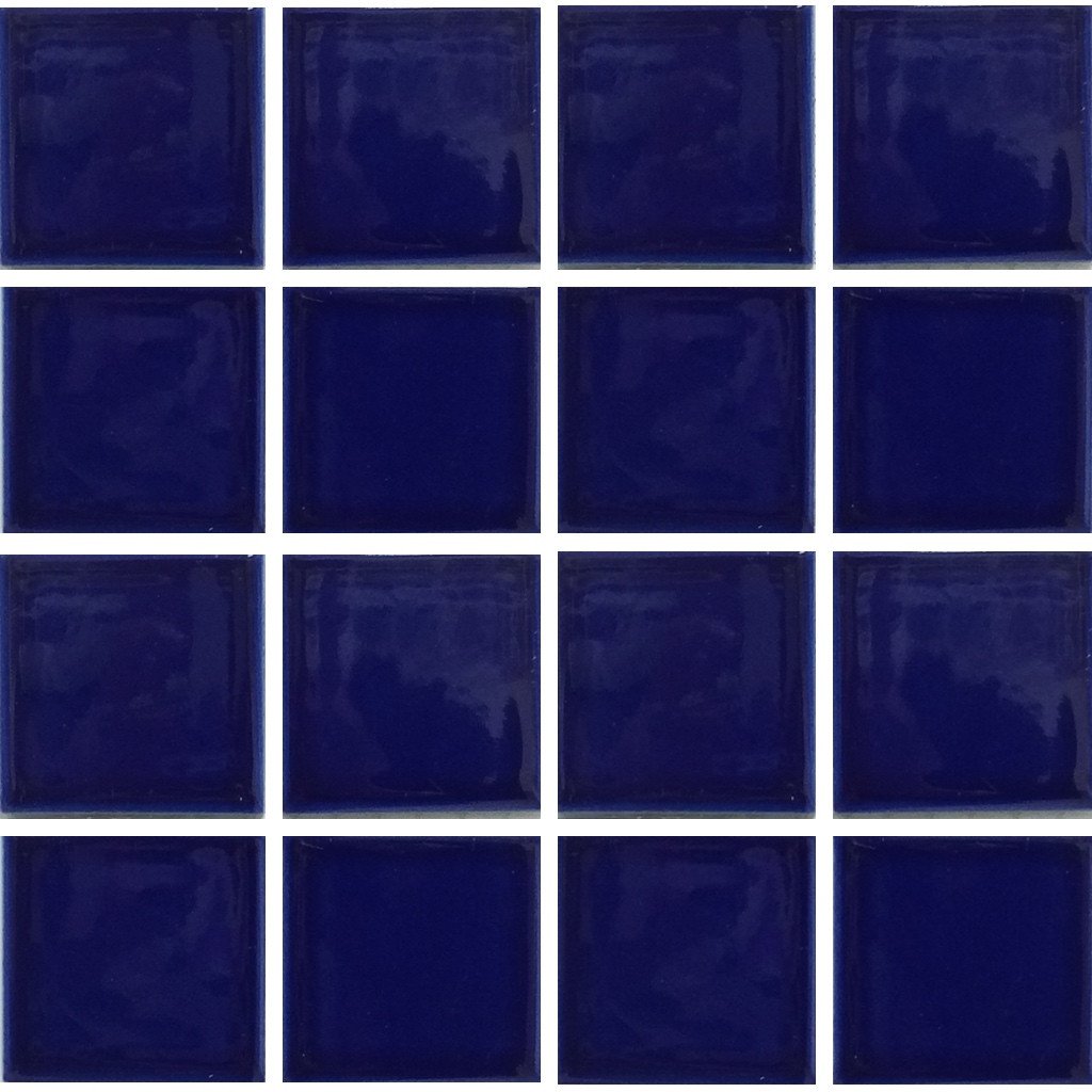 Cobalt Blue, 3" x 3" | VIP-713 | Fujiwa Porcelain Pool Tile – AquaBlu ...