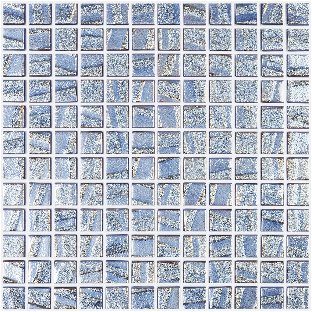 Dark Blue 1" x 1" Glass Mosaic Tile for Pools | AquaBlu Mosaics