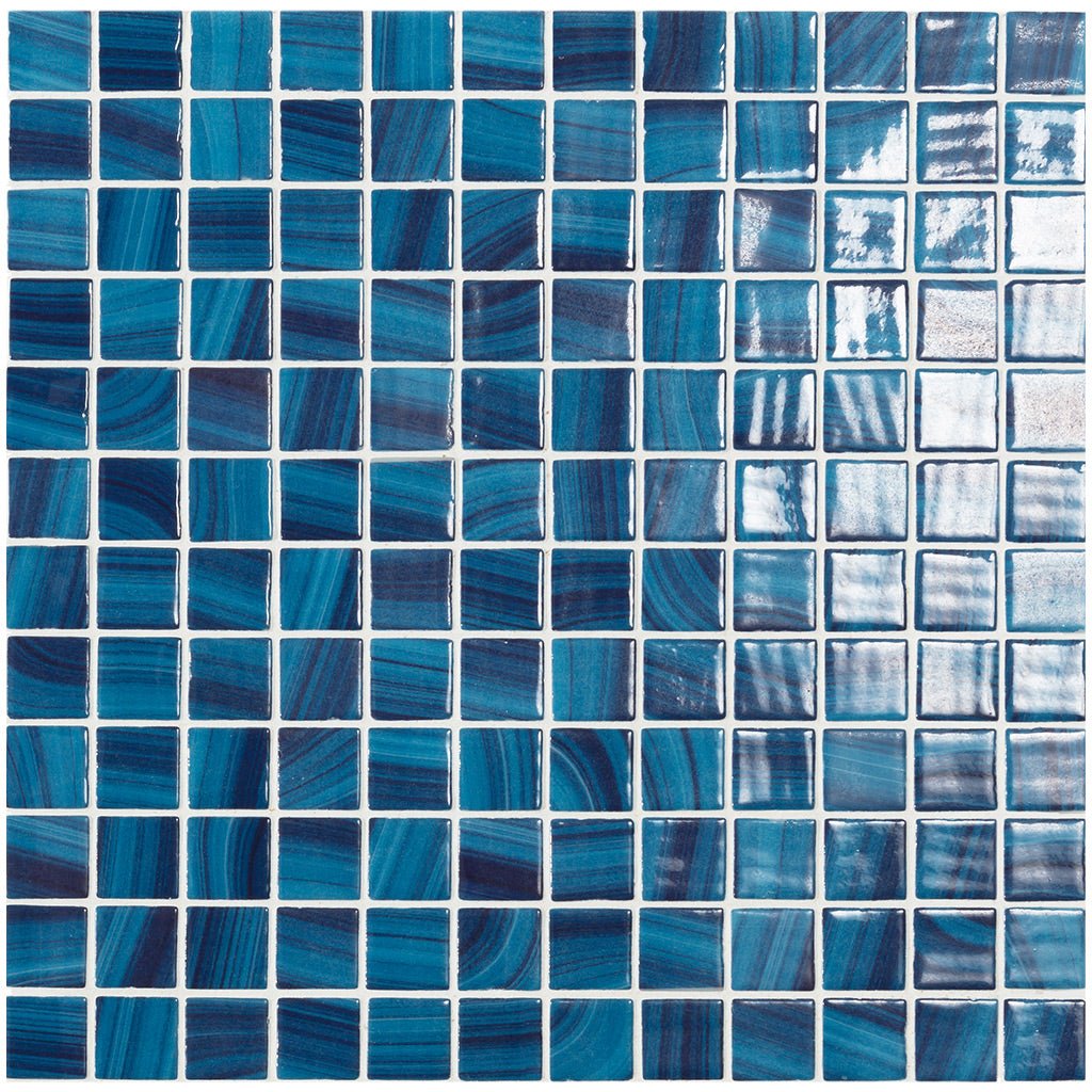 Dark Blue, 1" x 1" Glass Tile | Vidrepur Nature Collection – AquaBlu ...