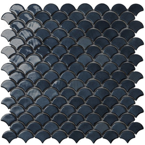 Glass Fish Scale Tile | Moroccan Fish Scale Mosaic Tile – AquaBlu Mosaics