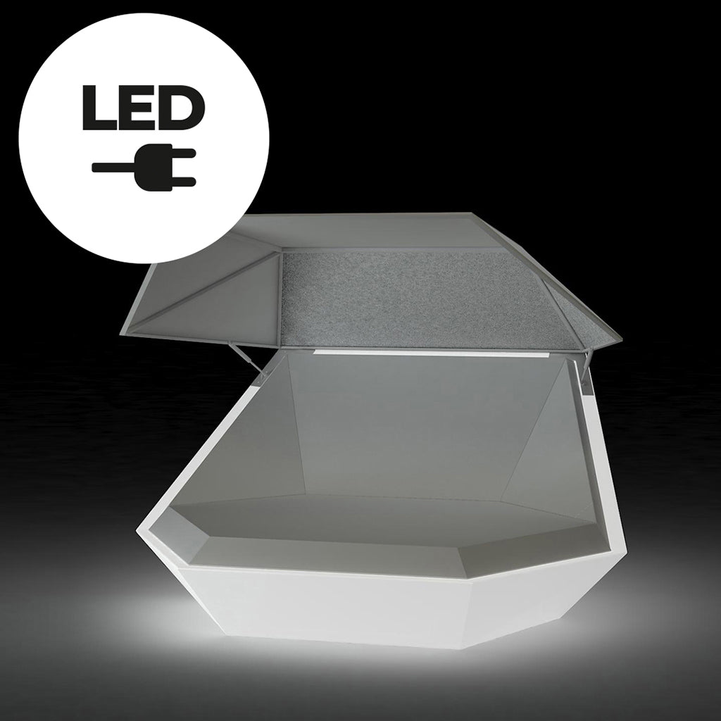 Faz Daybed with Canopy, LED | Luxury Patio Furniture by Vondom ...