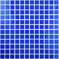 Navy Blue, 1" x 1" | 093803M | Vidrepur Mosaic Glass Tile – AquaBlu Mosaics