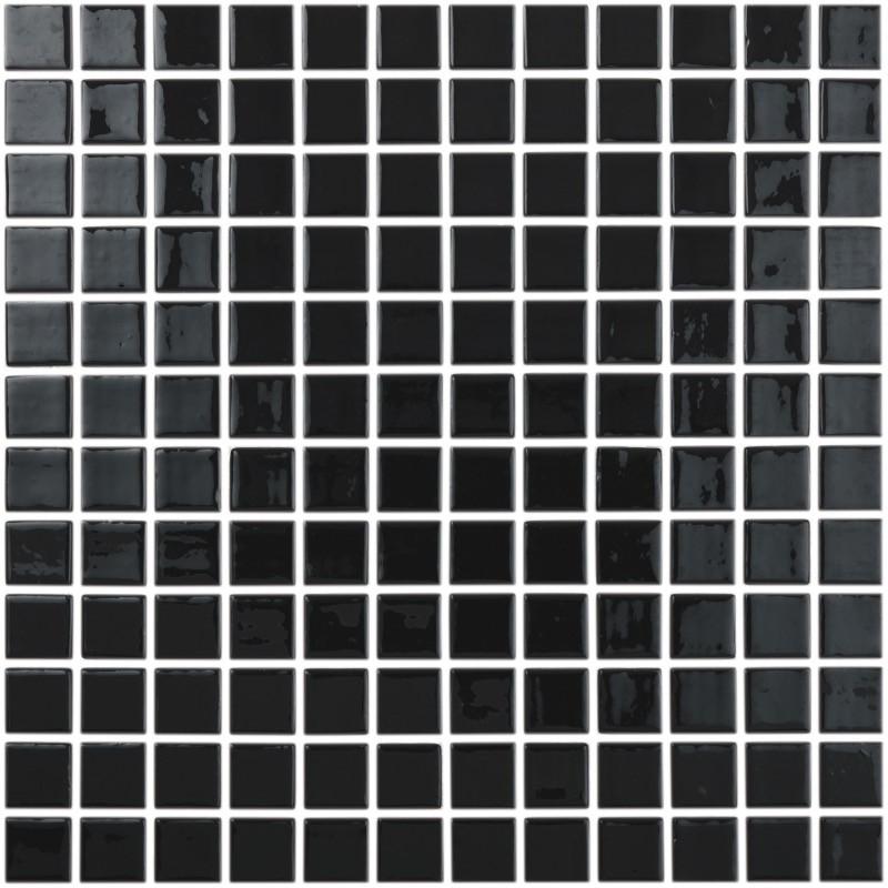 Black, 1" x 1" | 093900M | Vidrepur Mosaic Glass Tile