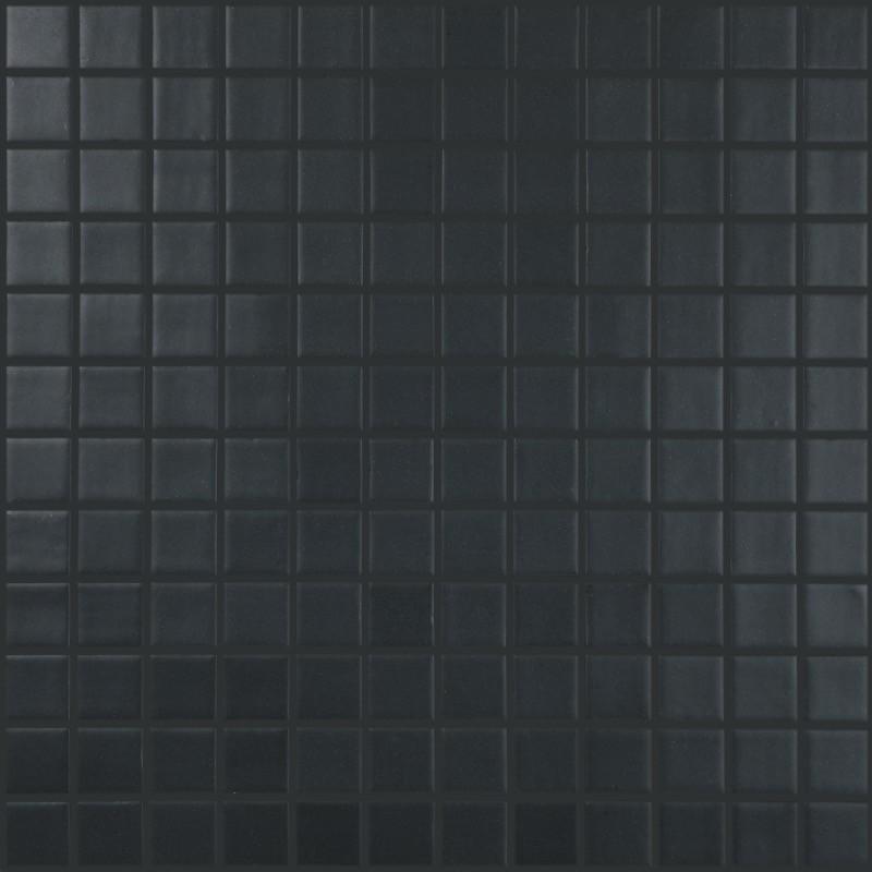 Charcoal Black, 1" x 1" Glass Pool Tile | 093903M | Vidrepur