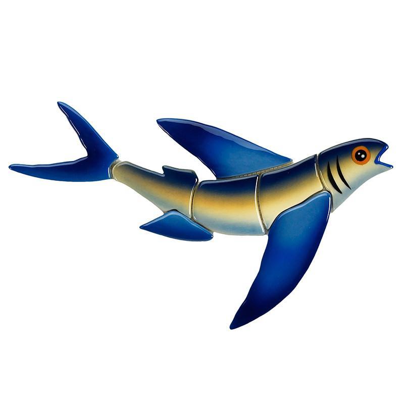 Flying Fish-B | FF46 | Pool Mosaic – AquaBlu Mosaics
