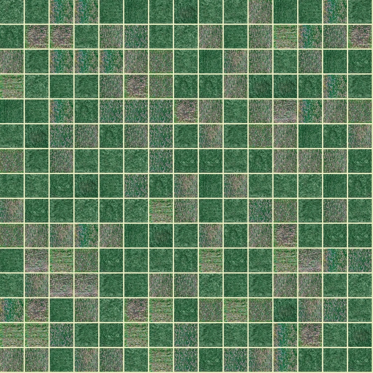 Grassy Mix, 3/4 x 3/4 Mosaic Tile | TREND Glass Mosaic Tile