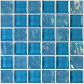 Azure, 1" x 1" Tile | GT82323B12 | Mosaic Glass Tile – AquaBlu Mosaics