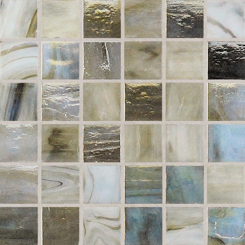 Hematite, 1" x 1" Pool Tile | JBI132 | Hirsch Mosaic Glass Tile