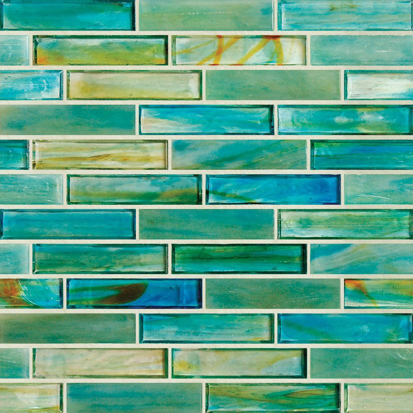 Cool Heat, 1" x 4" | LN0012 | Hirsch Mosaic Glass Tile