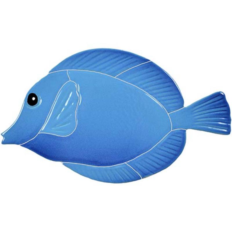 Tang Fish - Blue | TANGBLUS | Pool Mosaic
