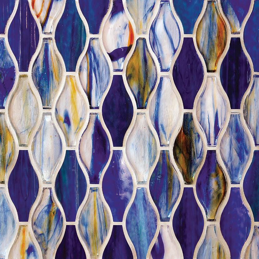Capture, 1.25" x 3" Pool Tile | XCM227 | Hirsch Mosaic Glass Tile